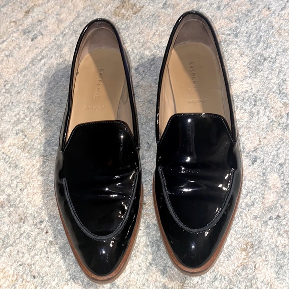 Everlane | Shoes | Everlane Patent Leather Pointy Toe Loafers | Poshmark